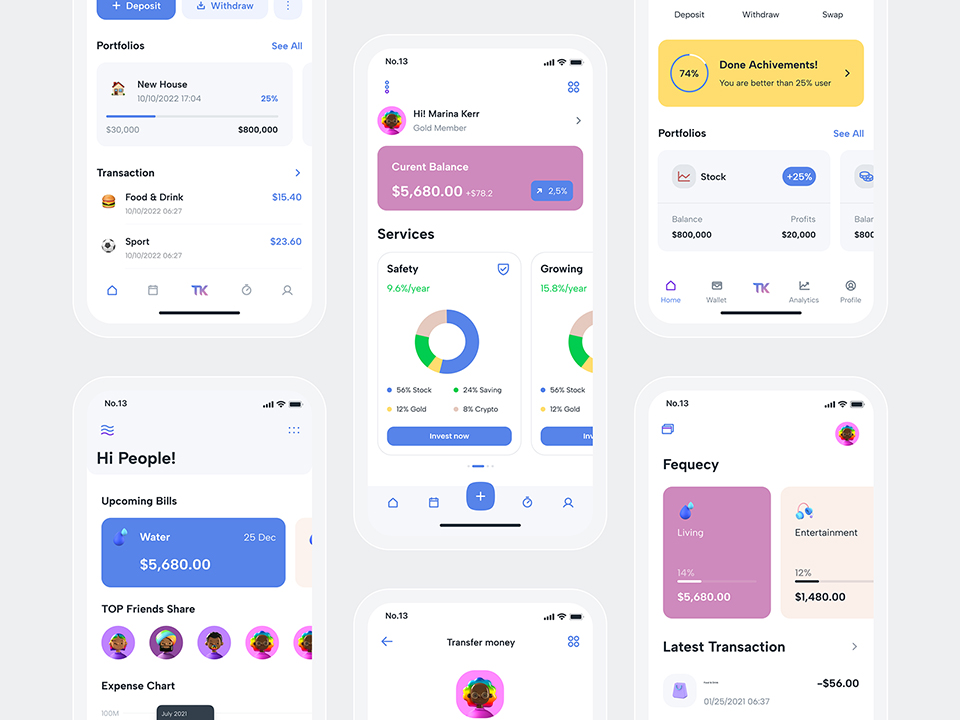 Tramkam - Finance React Native App by thirteendev | CodeCanyon